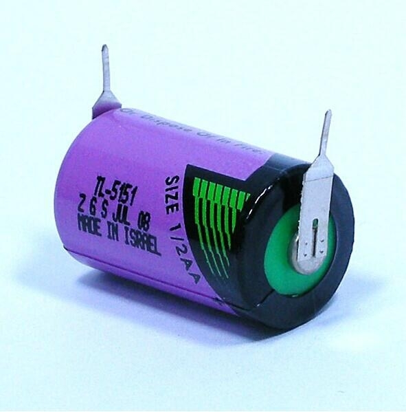 Pin Tadiran TL-5151 (1/2AA 3.6V 700mAh) Lithium Battery - Pin